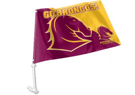 Brisbane Broncos Car Flag – Footy Focus