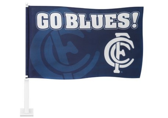 Carlton Blues Car Flag – Footy Focus