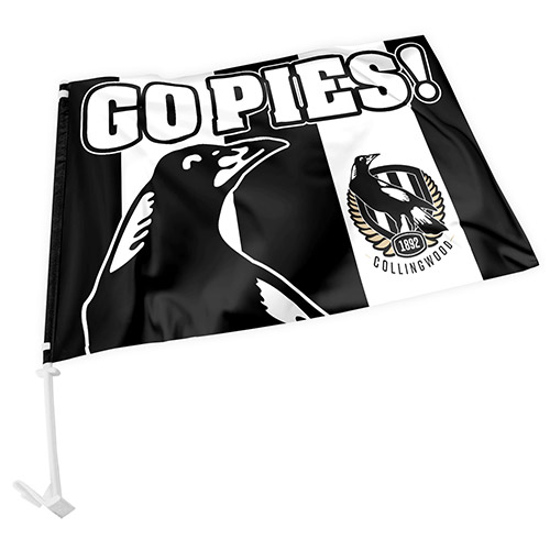 Collingwood Magpies Car Flag – Footy Focus