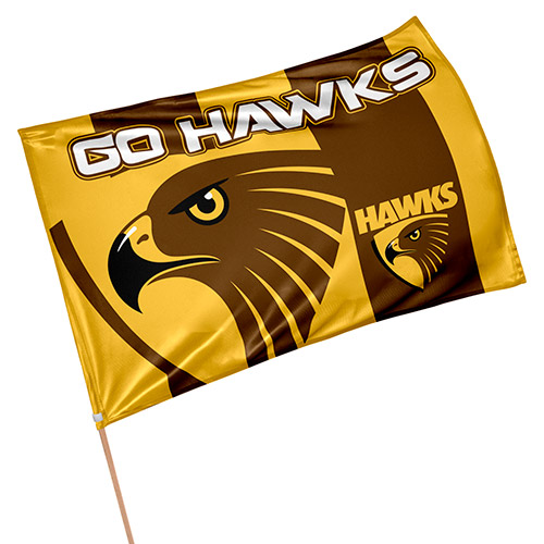 Hawthorn Hawks Game Day Flag – Footy Focus