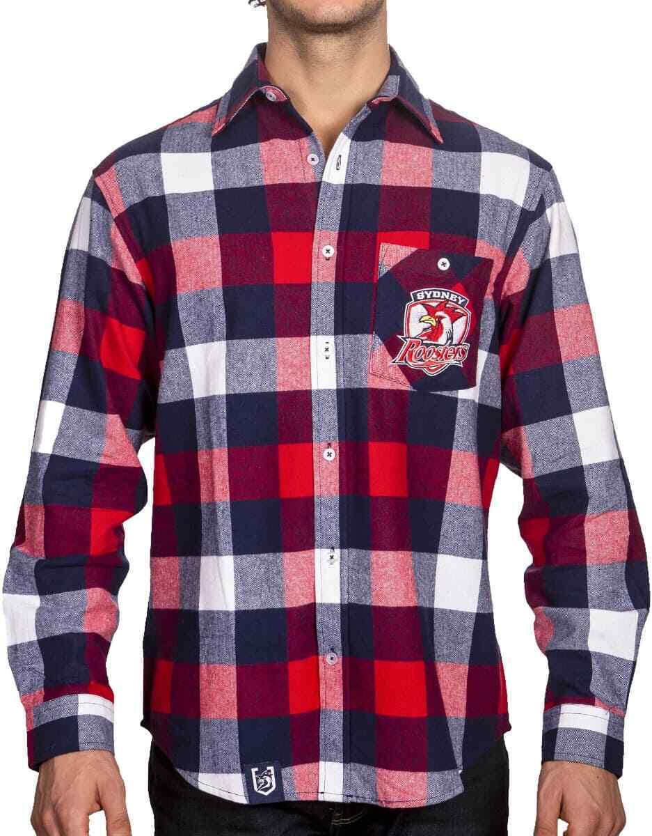 Sydney Roosters ‘Lumberjack’ Flannel Shirt – Footy Focus