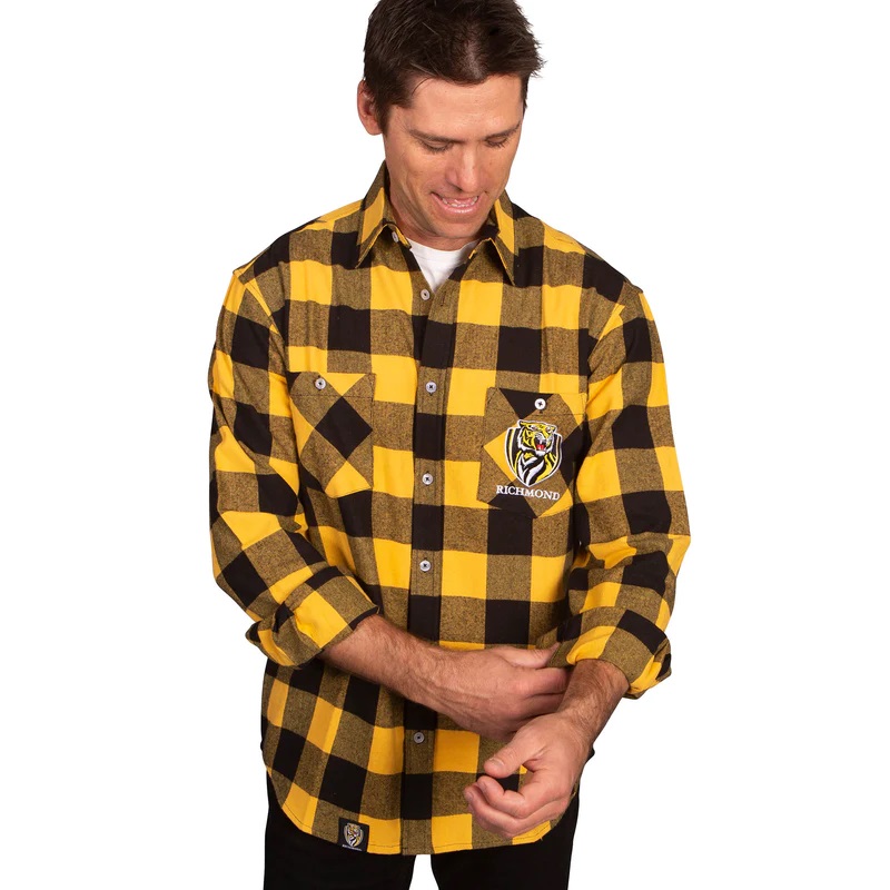 Richmond Tigers ‘Lumberjack’ Flannel Shirt – Footy Focus